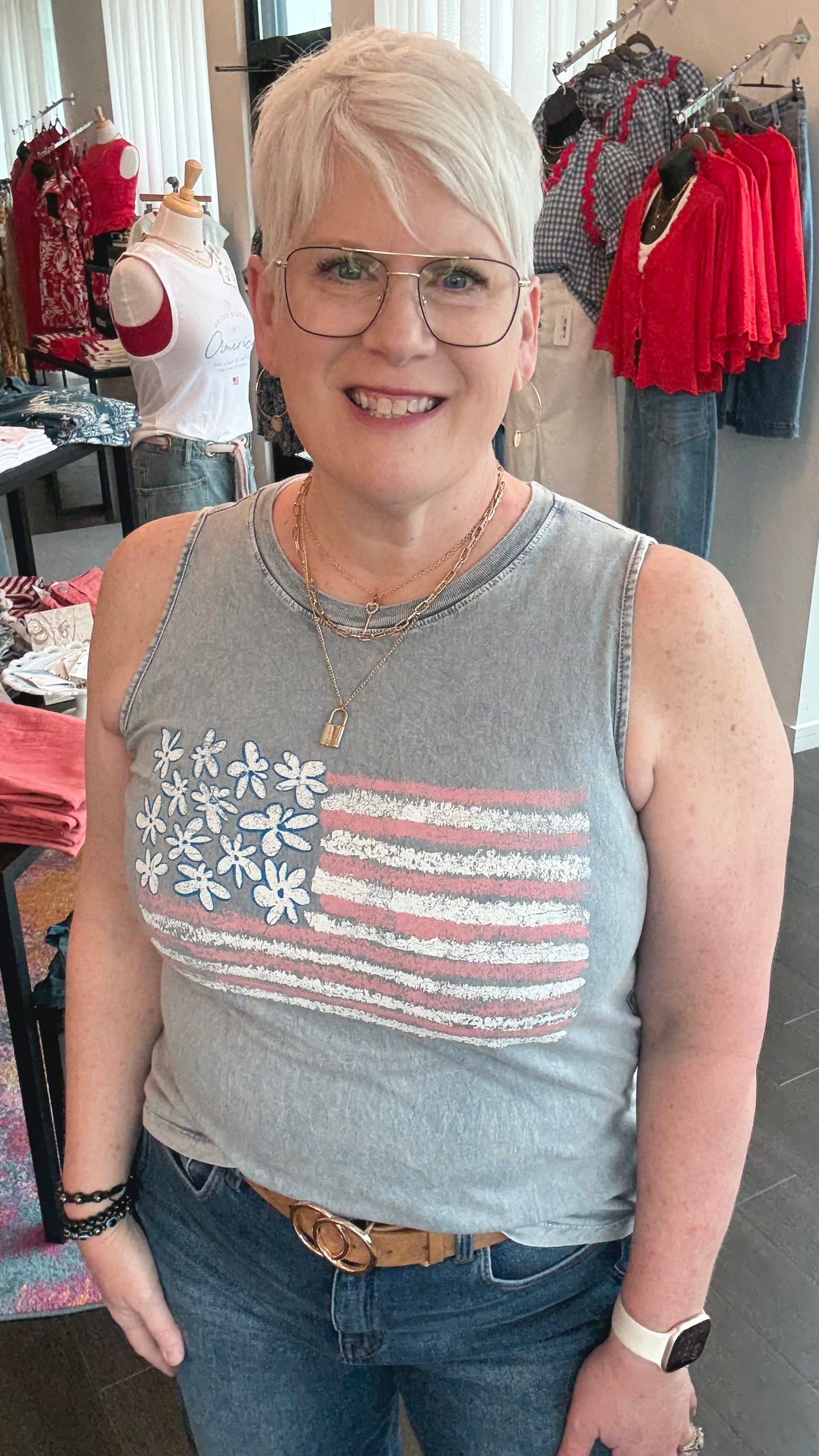American Flag Mineral Graphic Tank – Lillians FDL